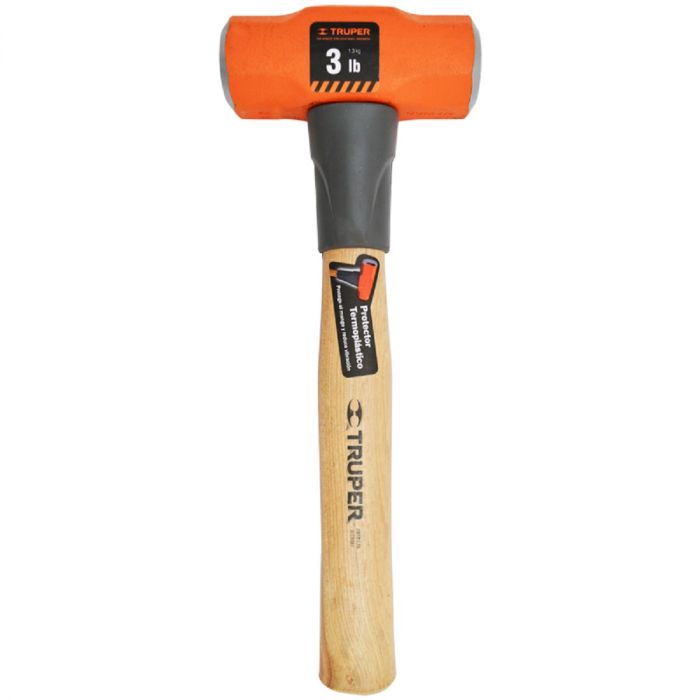 Marro octagonal 3 lb, mango de madera 12" 16507 MD-3M Truper